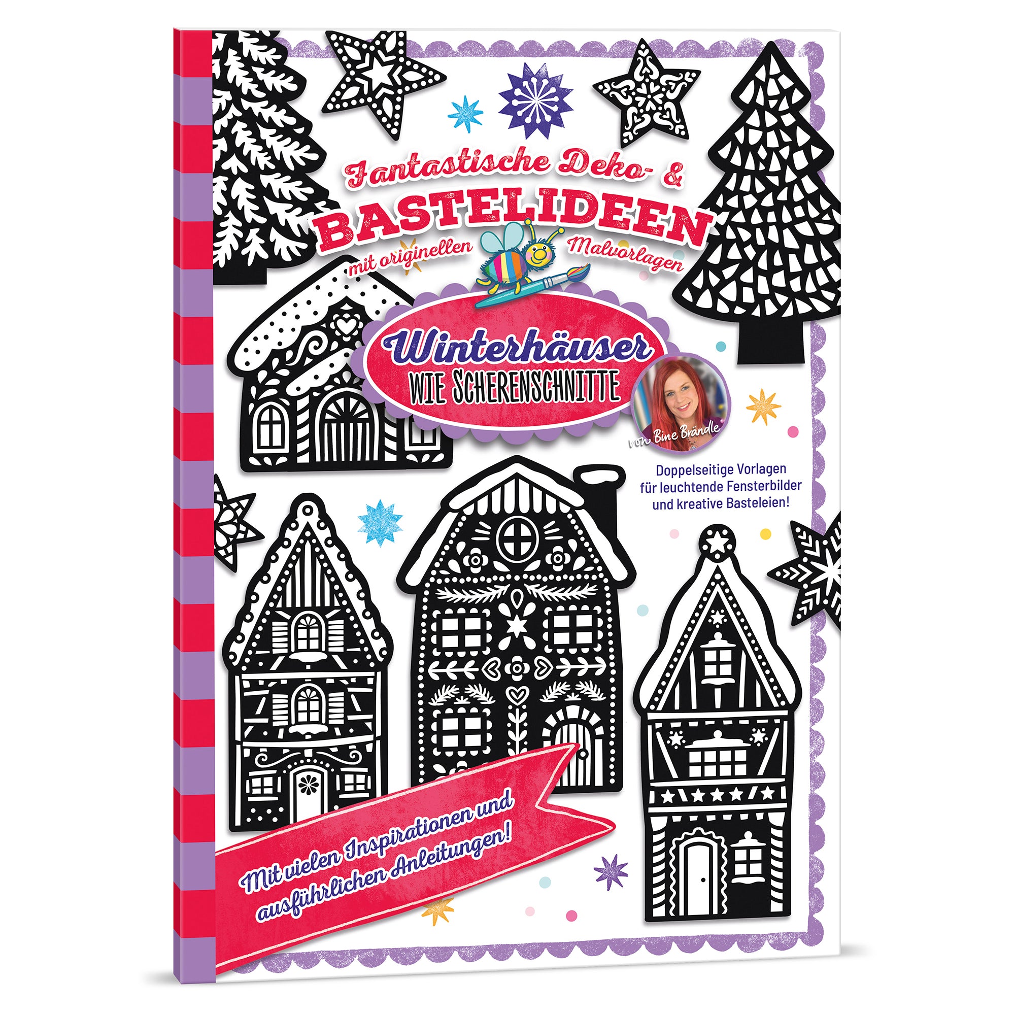 Deko- & Bastelideen - Winterhäuser wie Scherenschnitte – DESDA Verlag GmbH